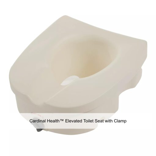 Cardinal Health™ Elevated Toilet Seat with Clamp, 5.5IN, 300LB . Buy ...