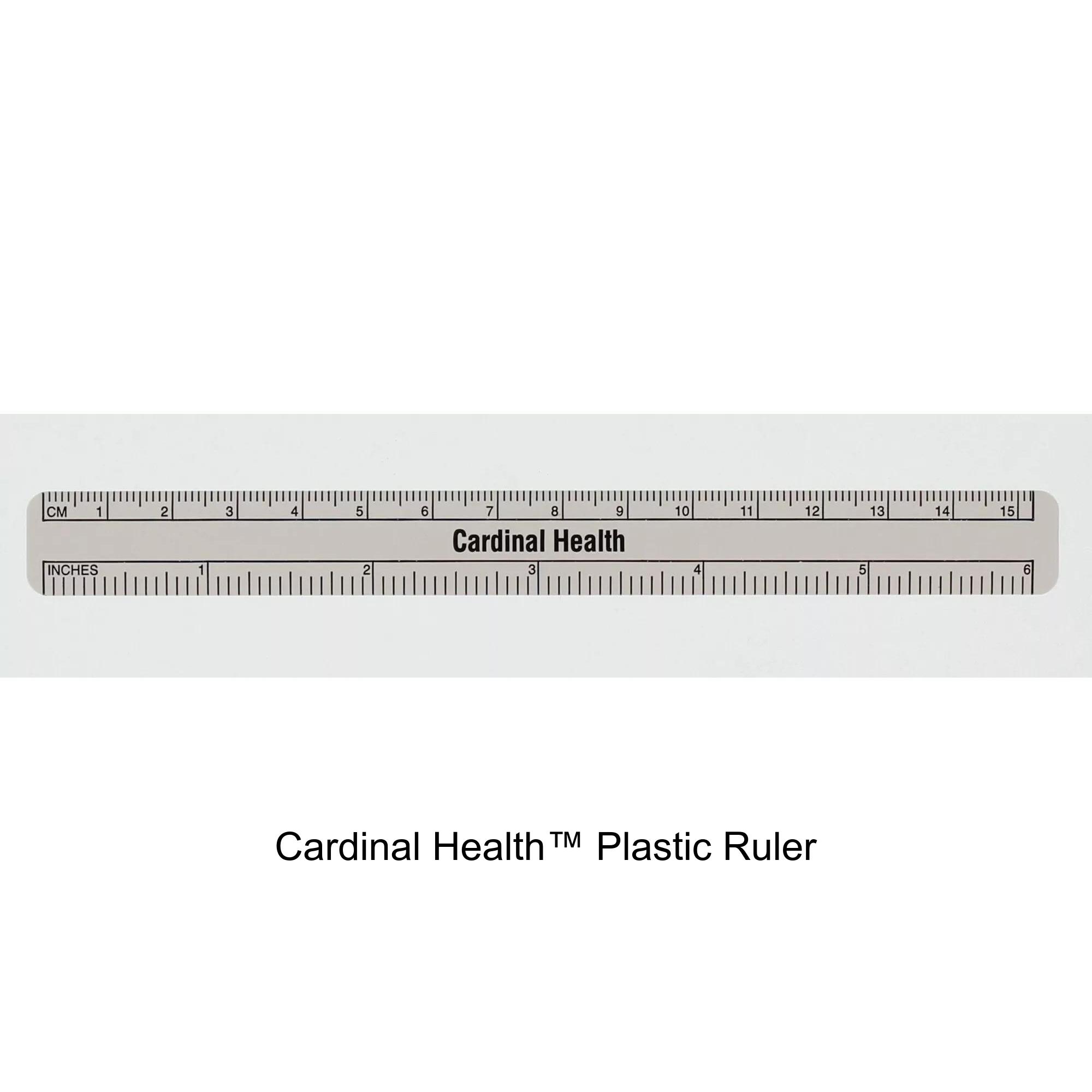 Cardinal Health™ Plastic Ruler . Buy Online | Lifeline Medical