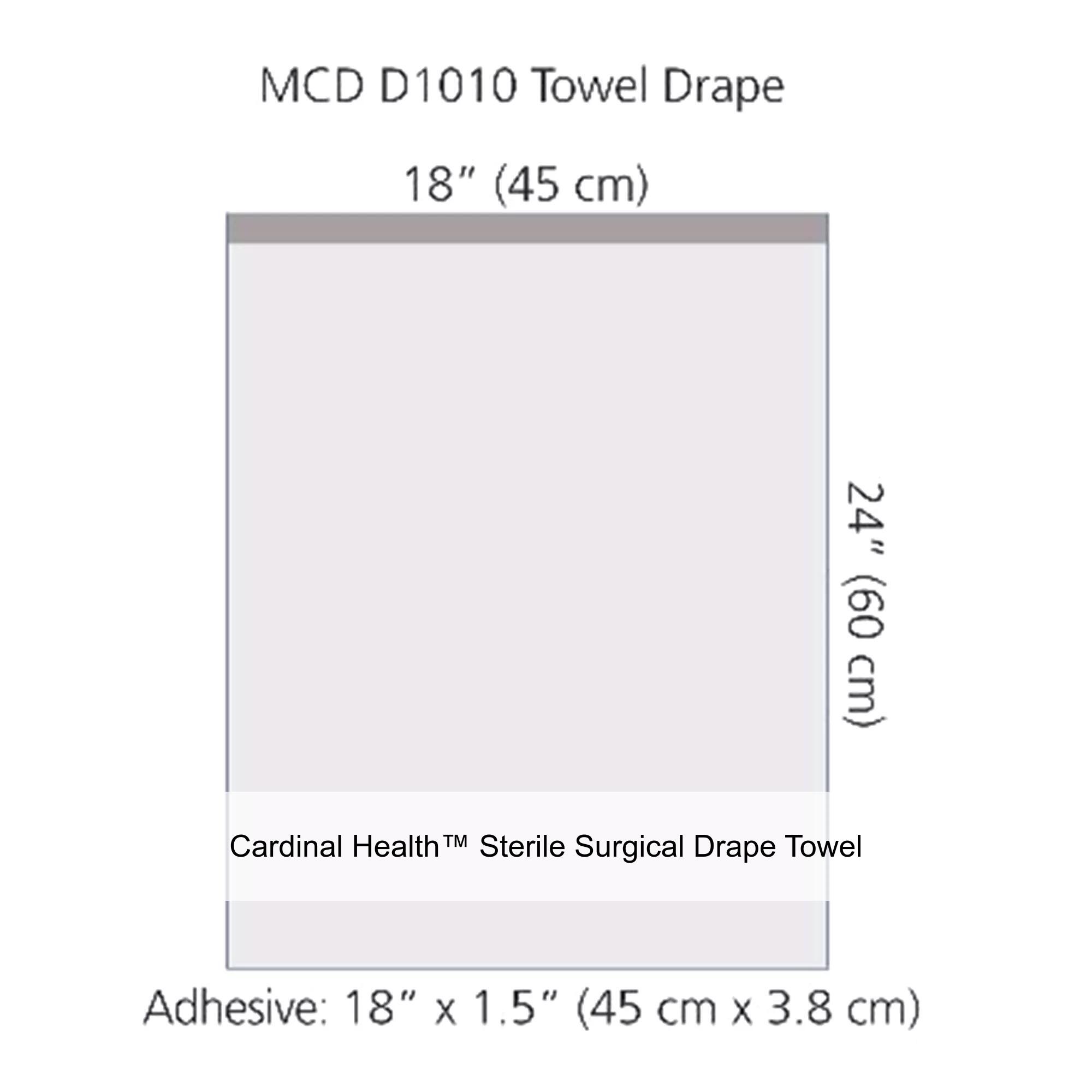Cardinal Health™ Sterile Surgical Drape Towel, 18 x 24IN . Buy Online ...