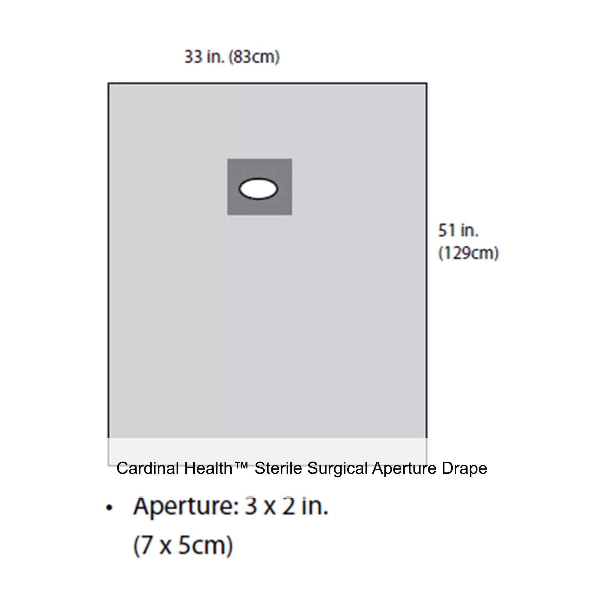 Cardinal Health™ Sterile Surgical Aperture Drape, 33 x 51IN . Buy ...