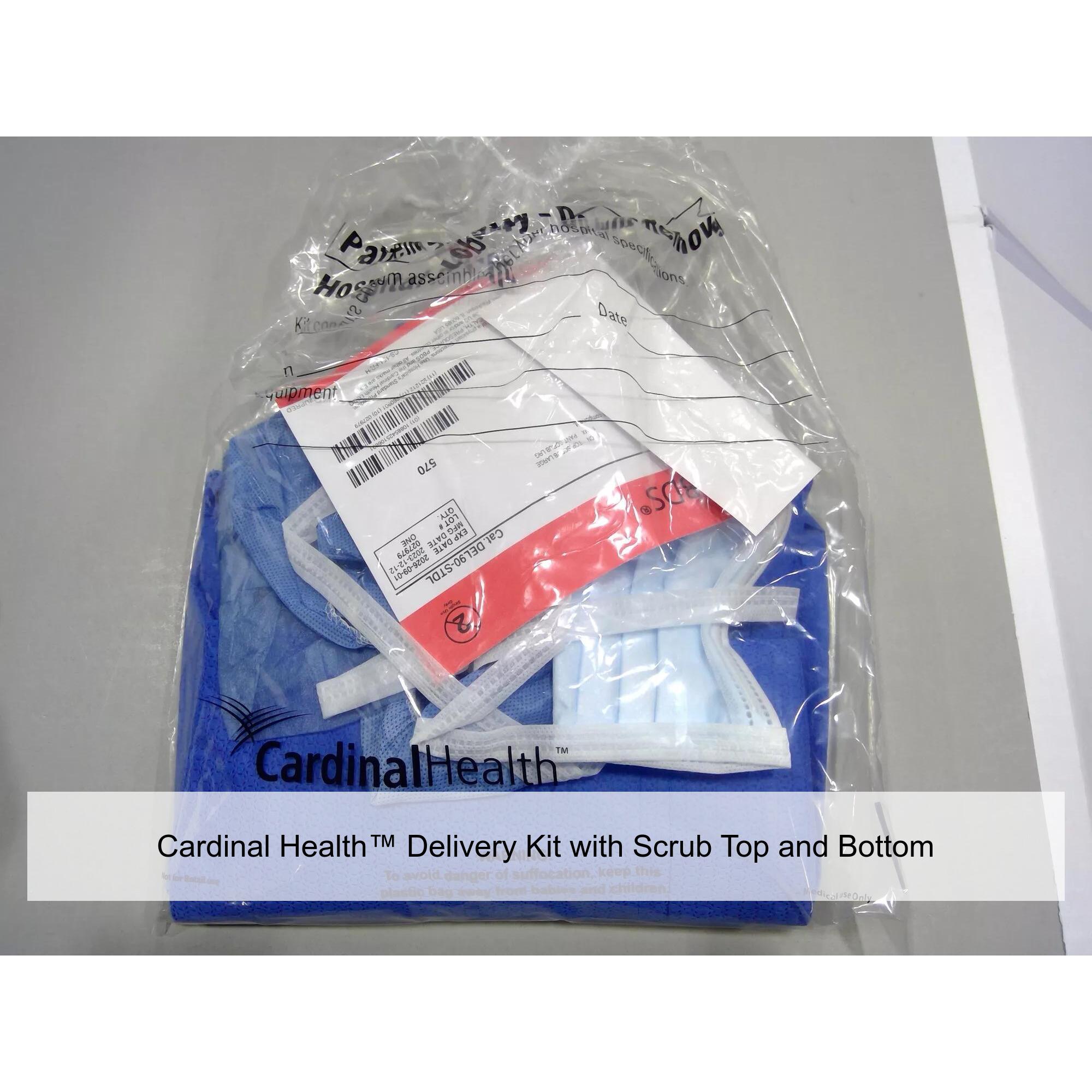 Cardinal Health™ Delivery Kit with Scrub Top and Bottom, Large . Buy ...