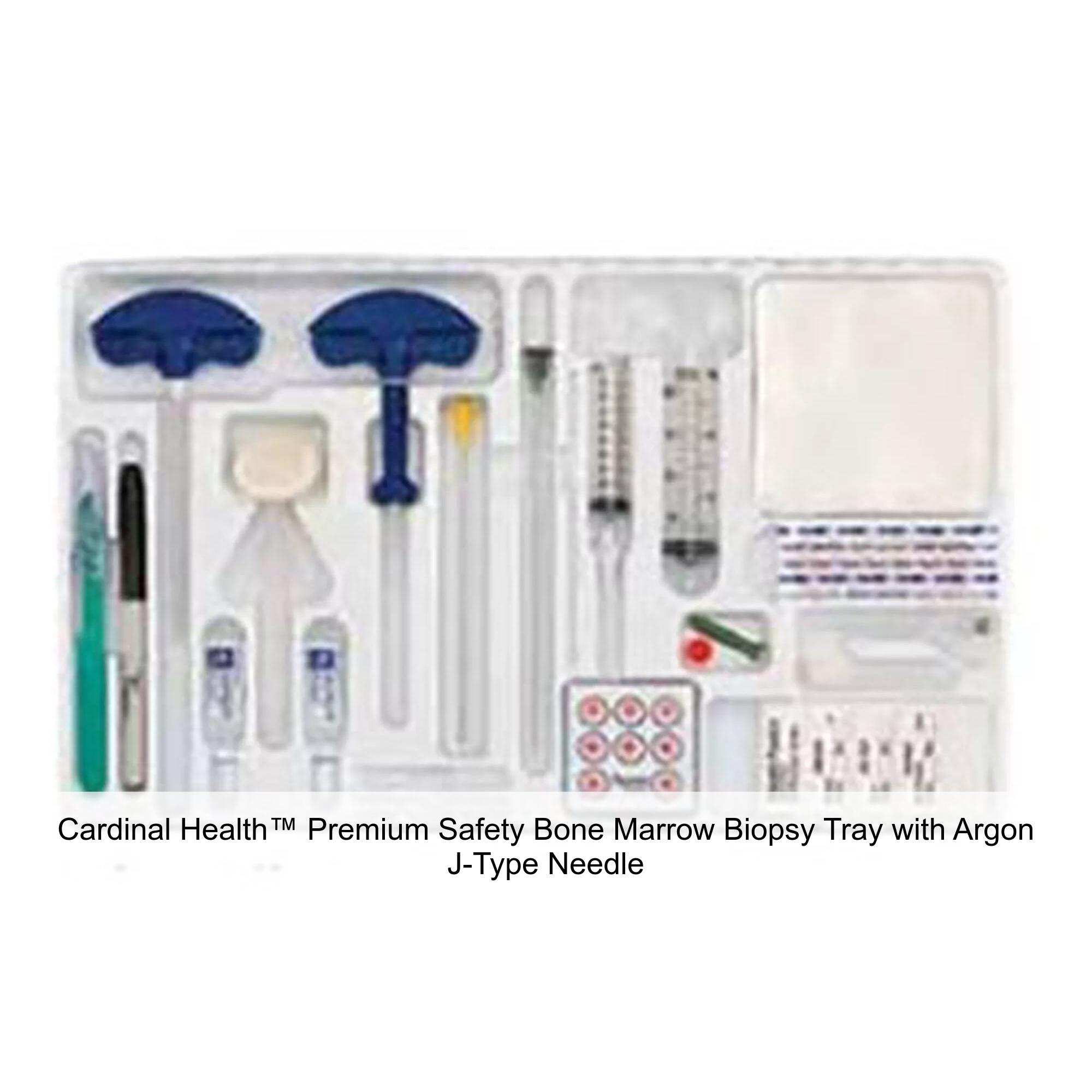 Cardinal Health™ Premium Safety Bone Marrow Biopsy Tray with Argon J ...