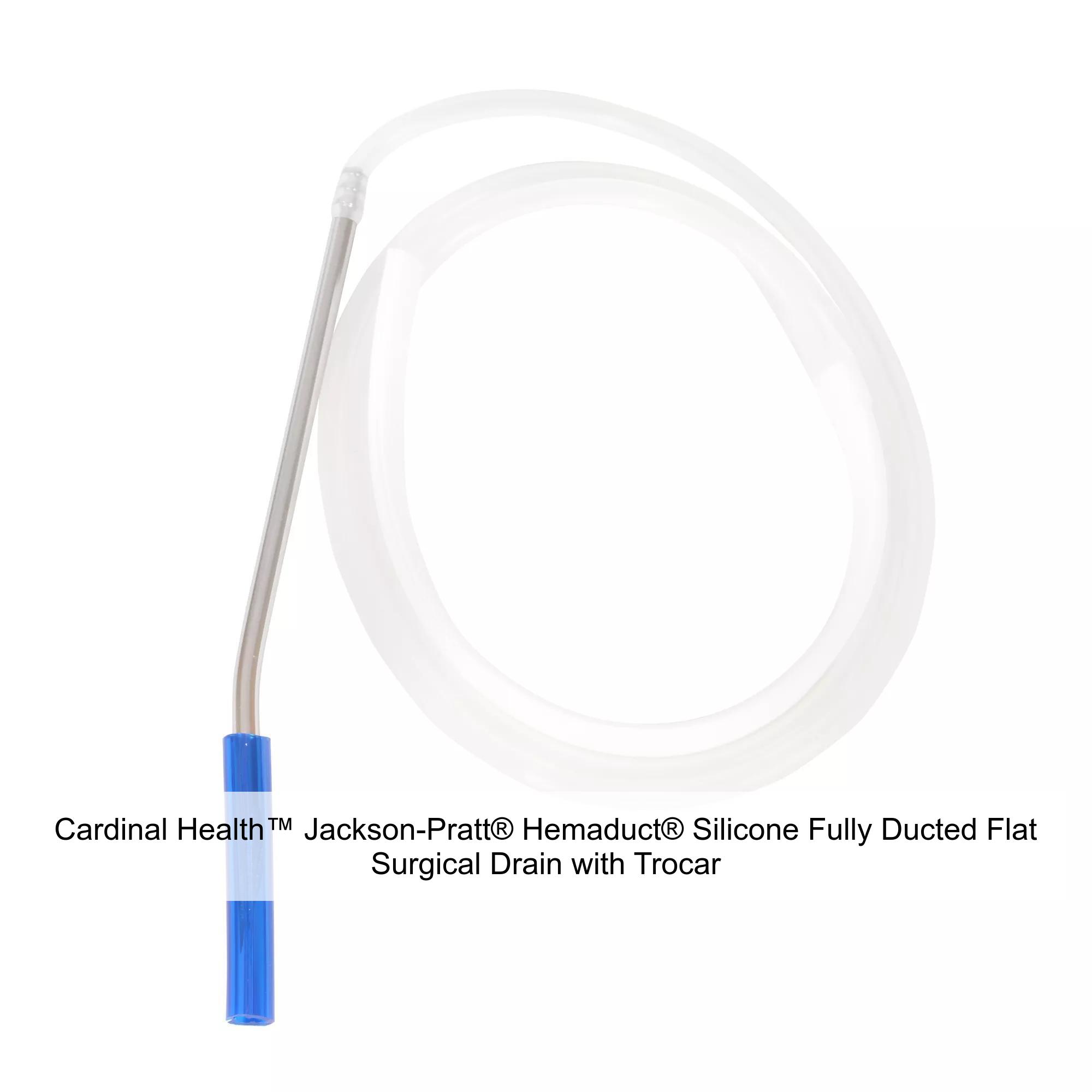 Cardinal Health™ Jackson-Pratt® Hemaduct® Silicone Fully Ducted Flat ...