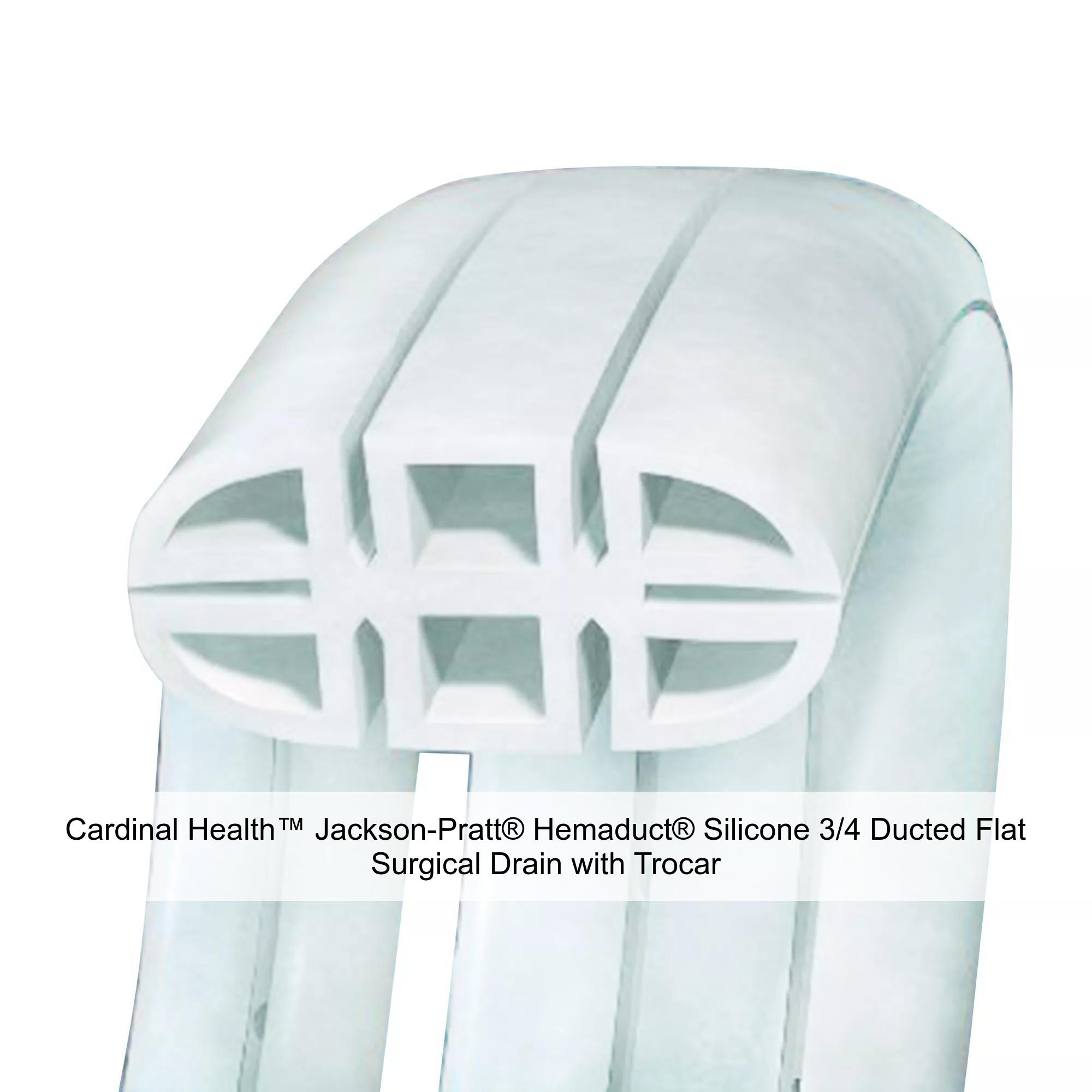 Cardinal Health™ Jackson-Pratt® Hemaduct® Silicone 3/4 Ducted Flat ...
