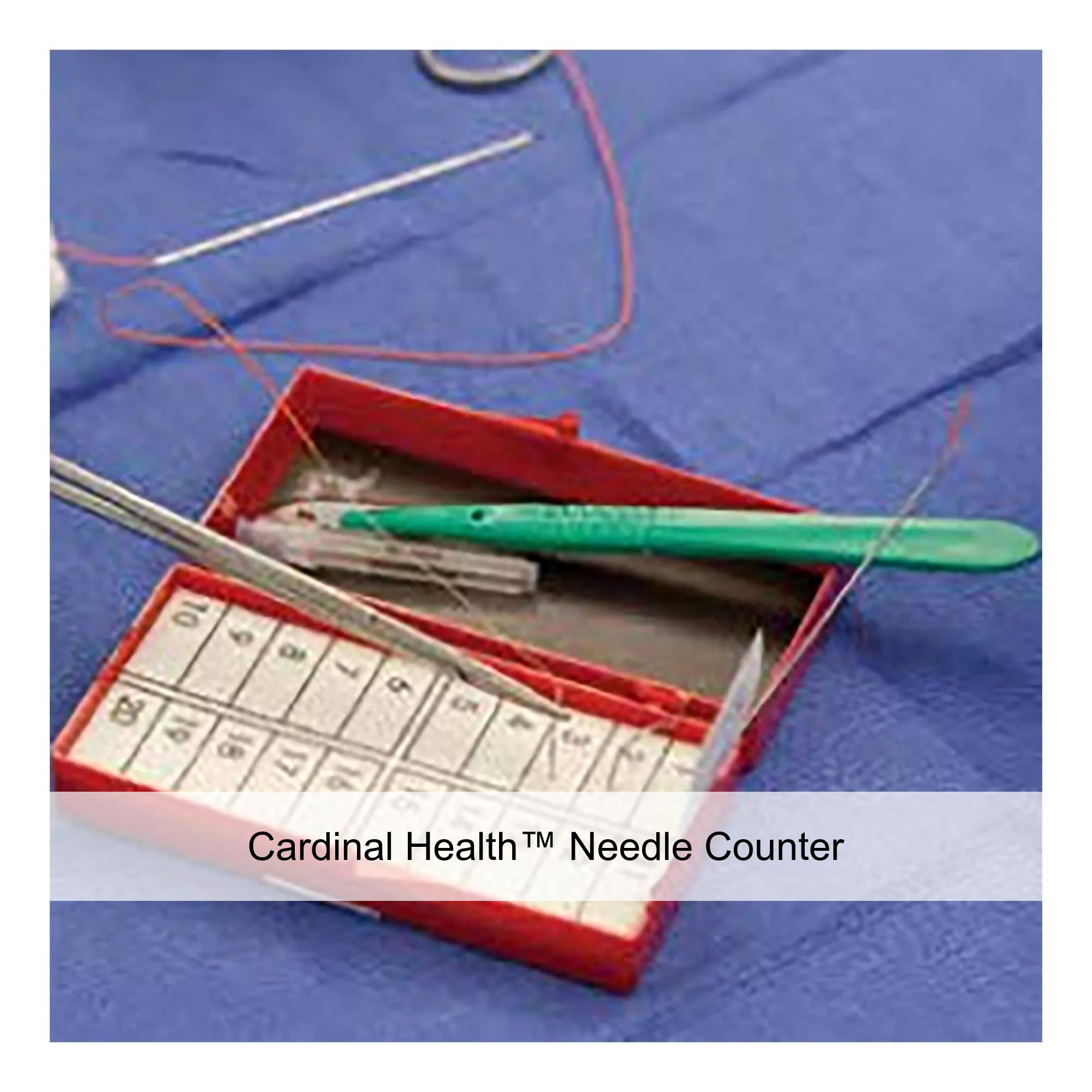 Cardinal Health™ Needle Counter, Foam Block/Magnet with Blade Disarmer ...