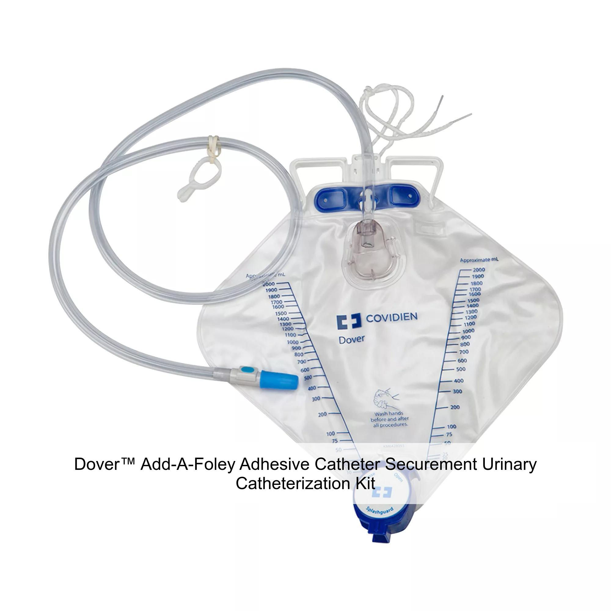 Dover™ Add-A-Foley Adhesive Catheter Securement Urinary Catheterization ...