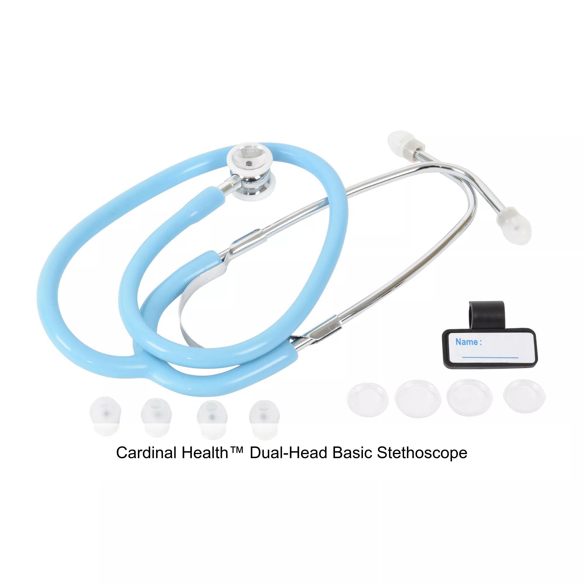 Cardinal Health™ Dual-Head Basic Stethoscope, Infant, Light Blue . Buy Online | Lifeline Medical