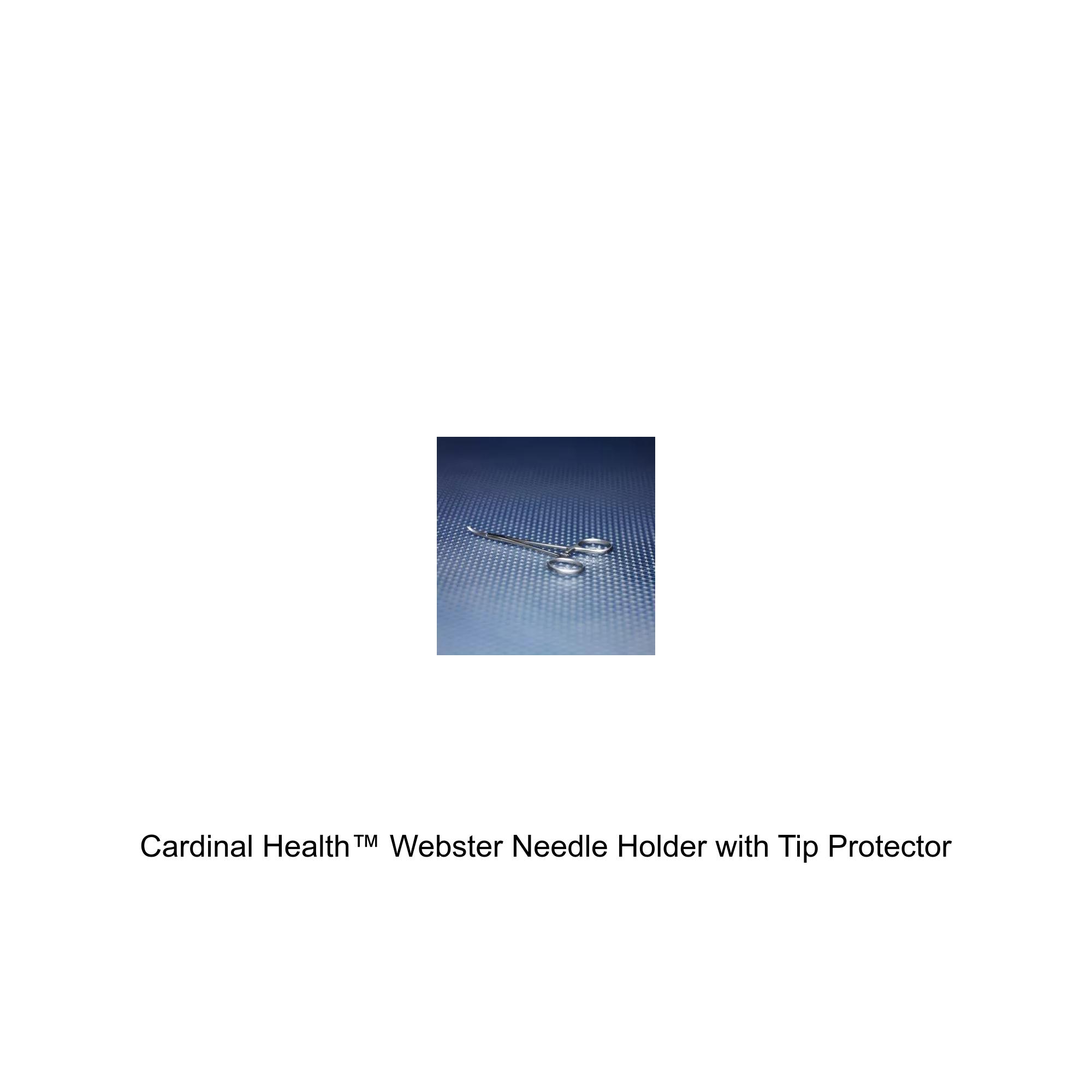 Cardinal Health™ Webster Needle Holder with Tip Protector, Fine Tip ...