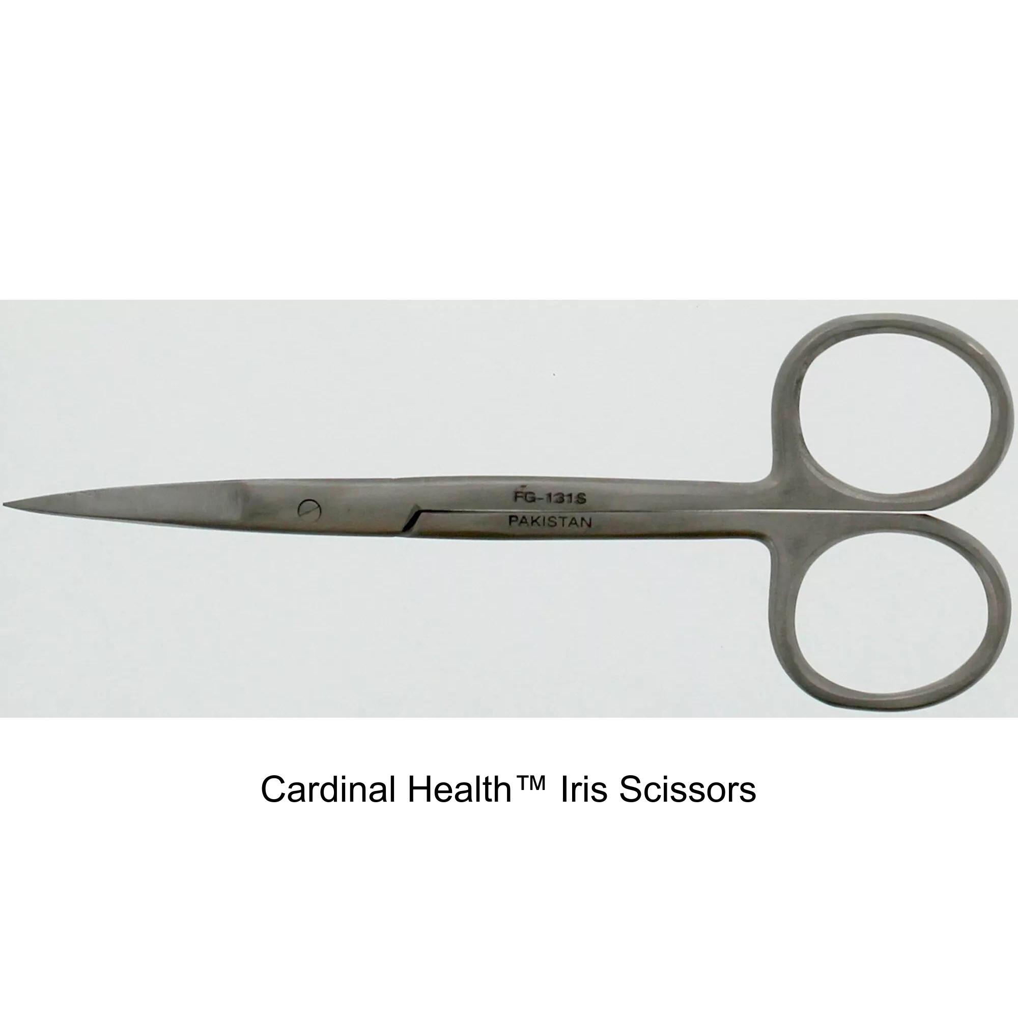 Cardinal Health™ Iris Scissors, Curved, Satin, 4.5IN . Buy Online ...