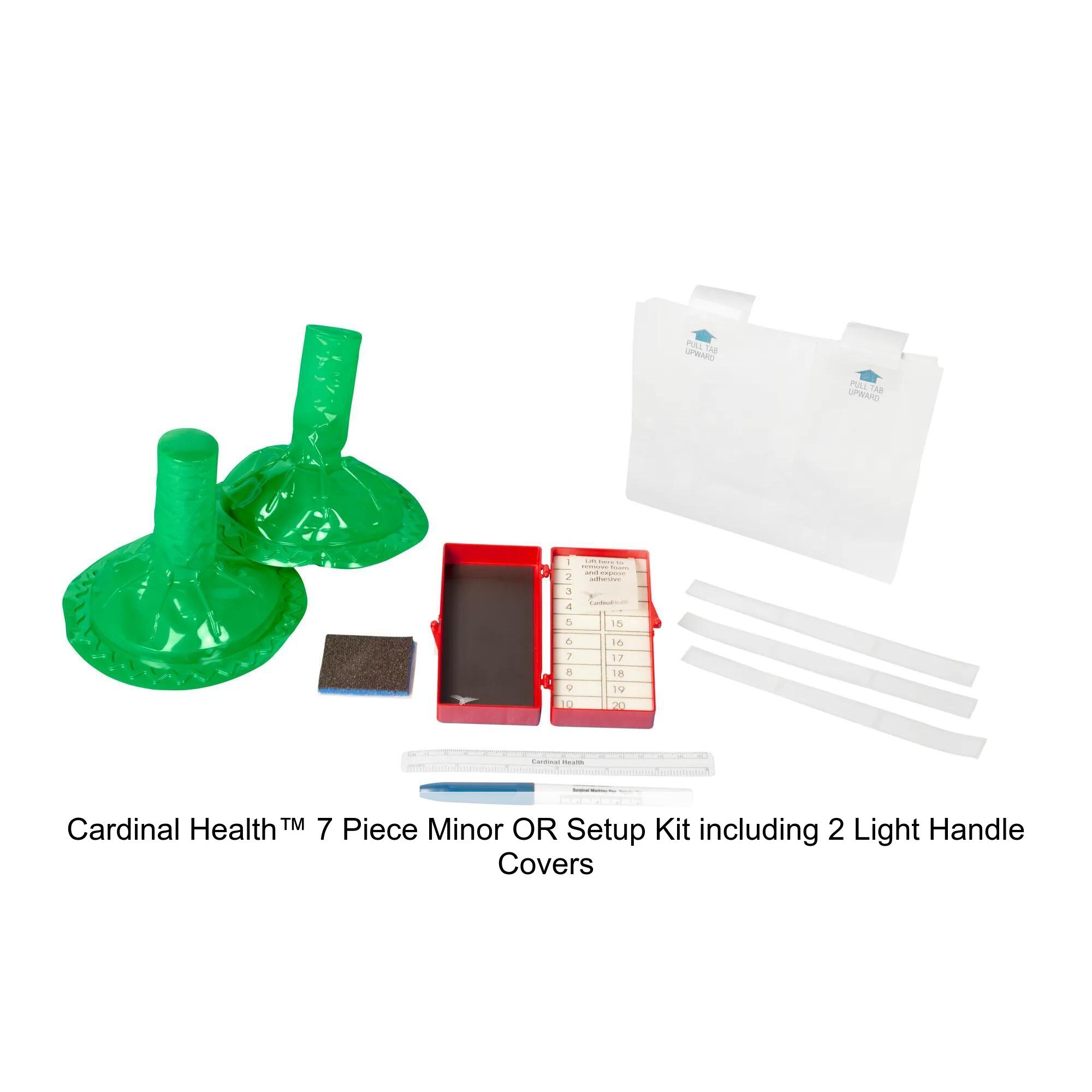 Cardinal Health™ 7 Piece Minor OR Setup Kit including 2 Light Handle ...