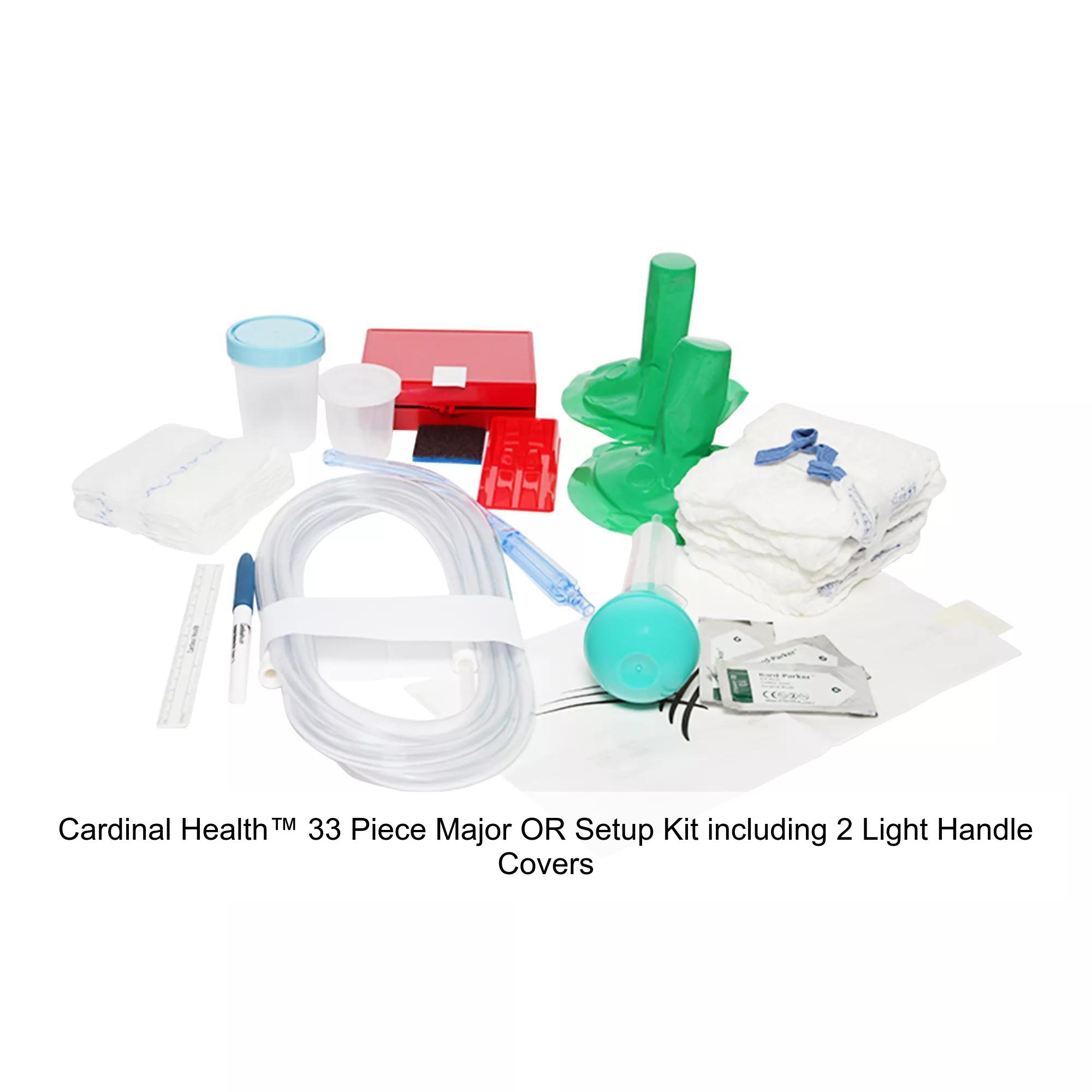 Cardinal Health™ 33 Piece Major OR Setup Kit including 2 Light Handle ...