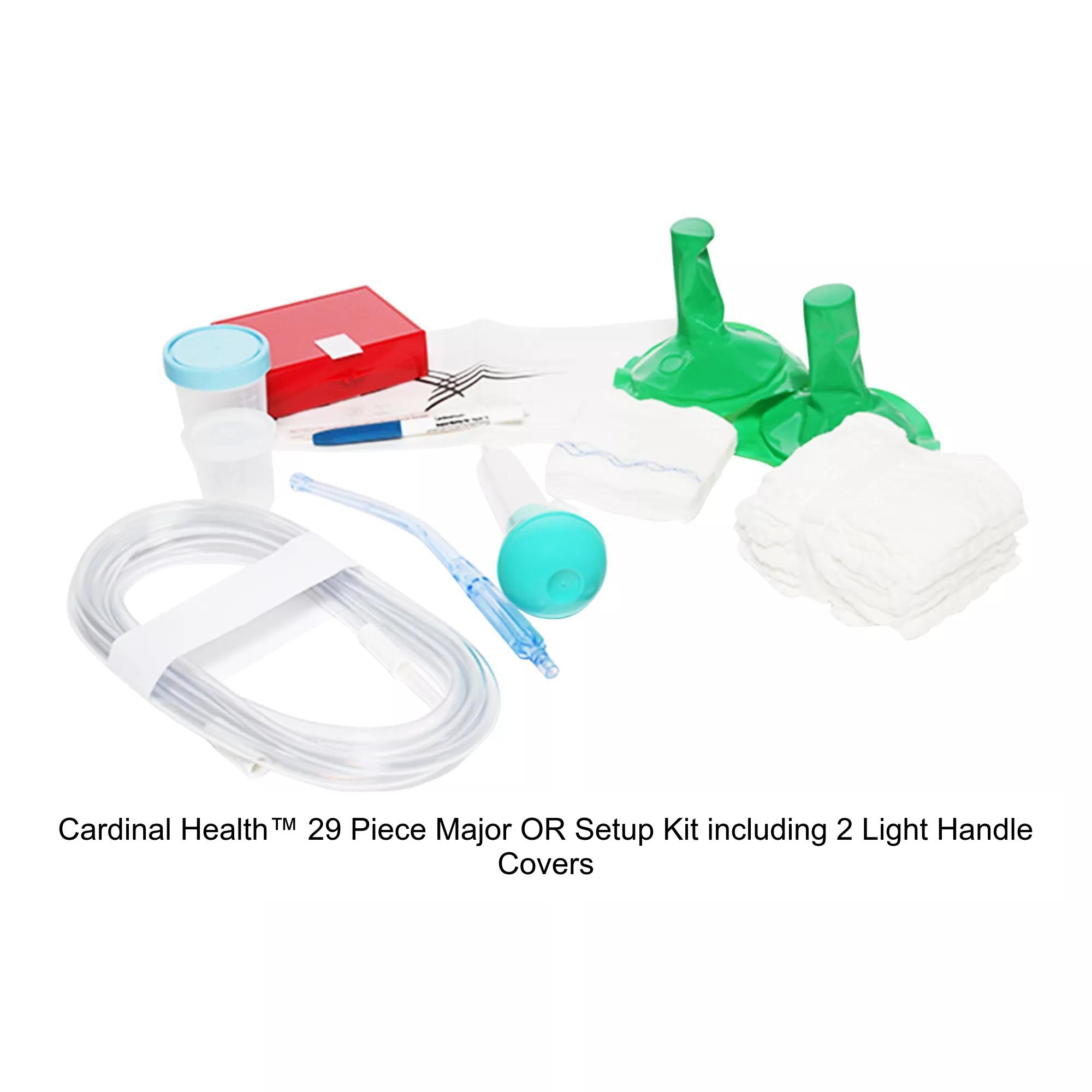 Cardinal Health™ 29 Piece Major OR Setup Kit including 2 Light Handle ...