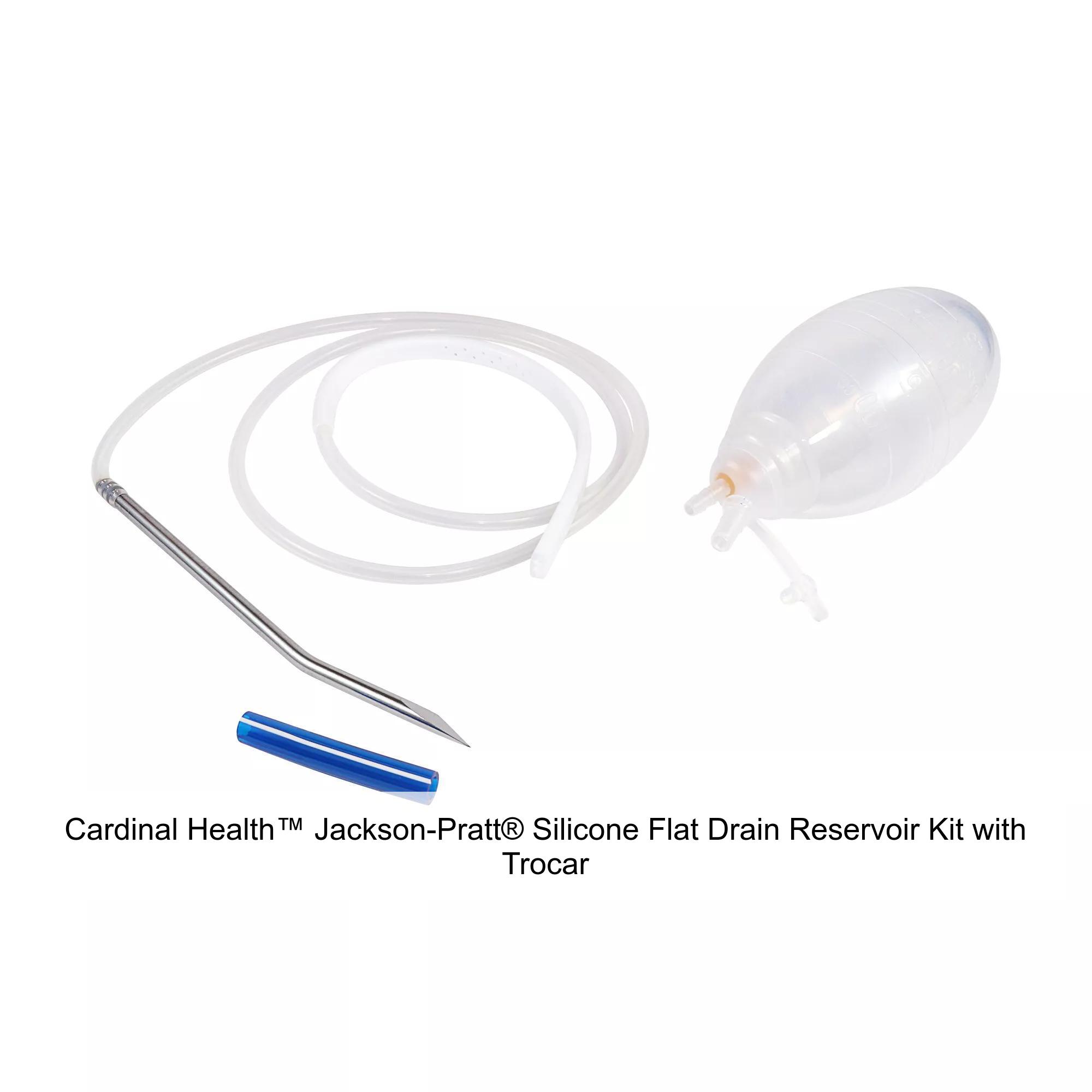 Cardinal Health™ Jackson-Pratt® Silicone Flat Drain Reservoir Kit with ...