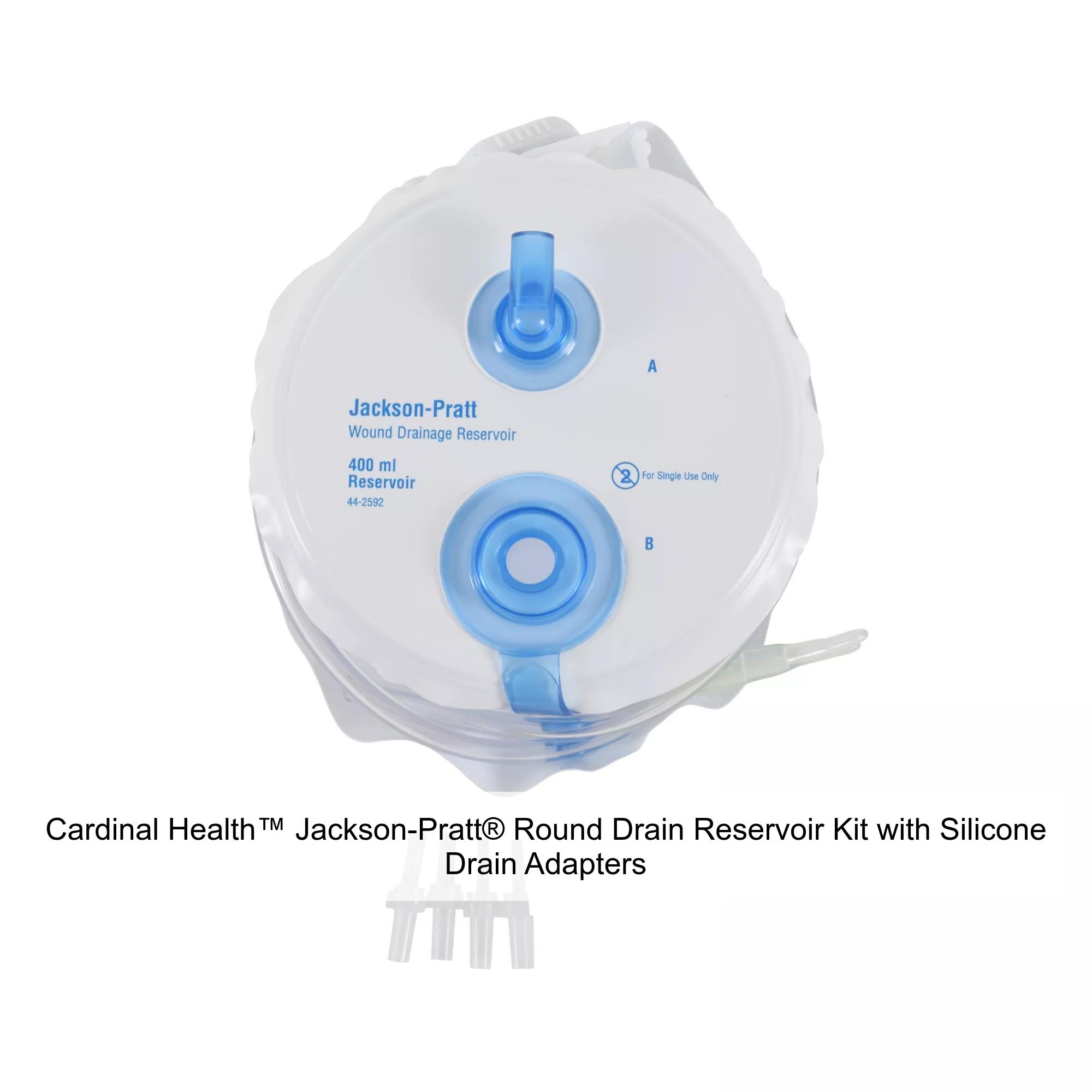 Cardinal Health™ Jackson-Pratt® Round Drain Reservoir Kit with Silicone ...