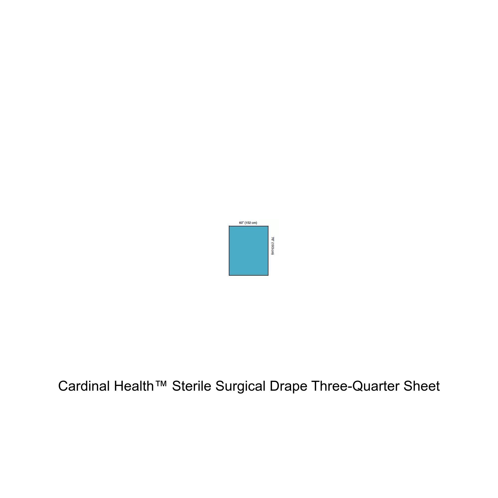 Cardinal Health™ Sterile Surgical Drape Three-Quarter Sheet, 60 x 76IN . Buy Online | Lifeline ...
