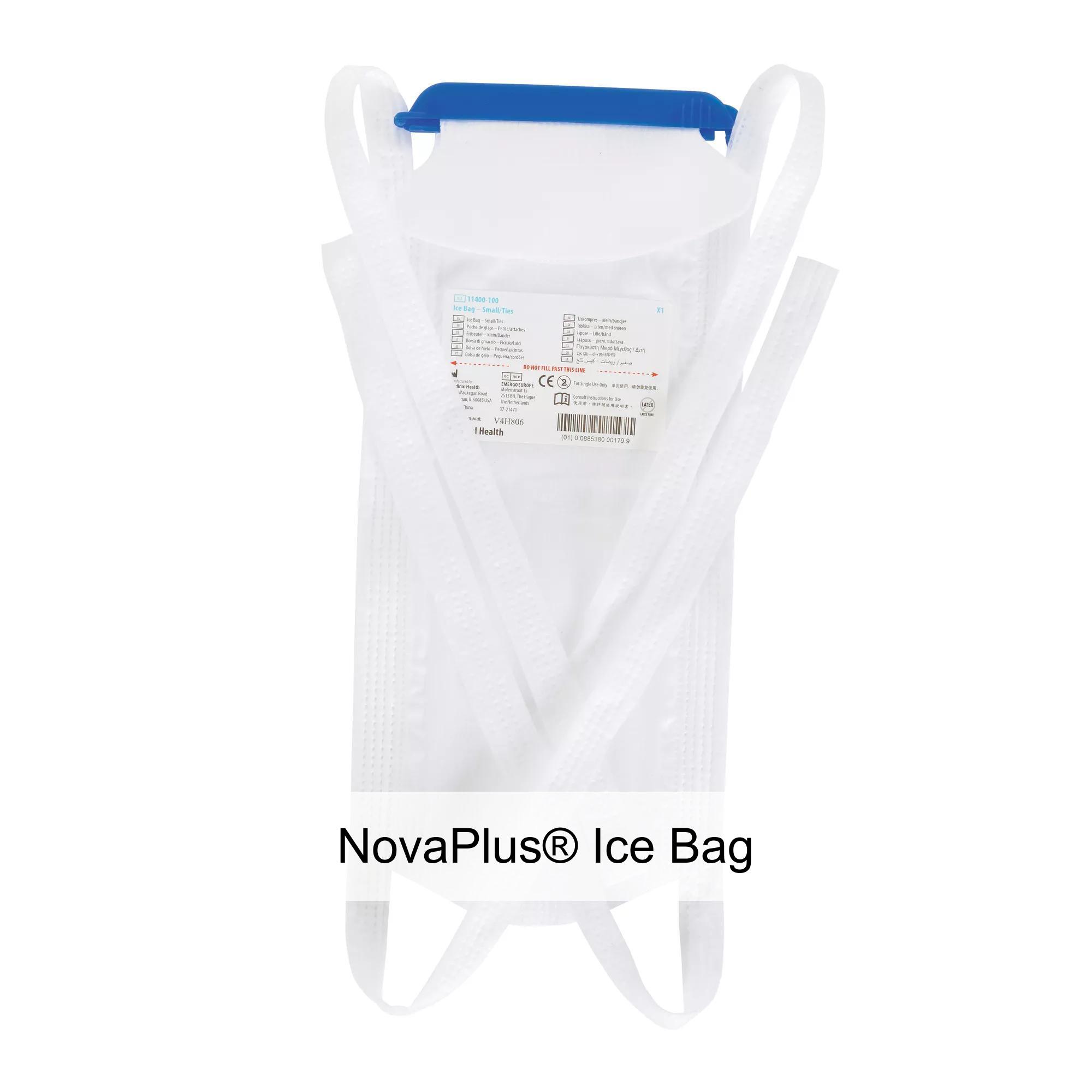 NovaPlus® Ice Bag, Large with Tie Attachments, 6.5 x 14IN . Buy Online ...