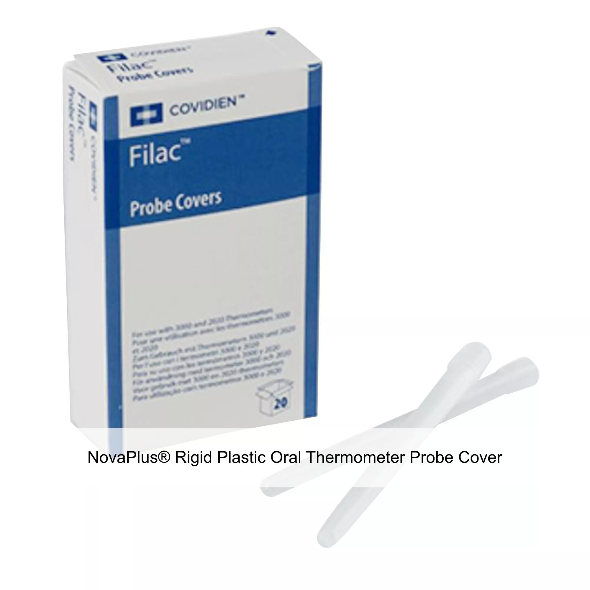 NovaPlus® Rigid Plastic Oral Thermometer Probe Cover, 5000 each/case ...