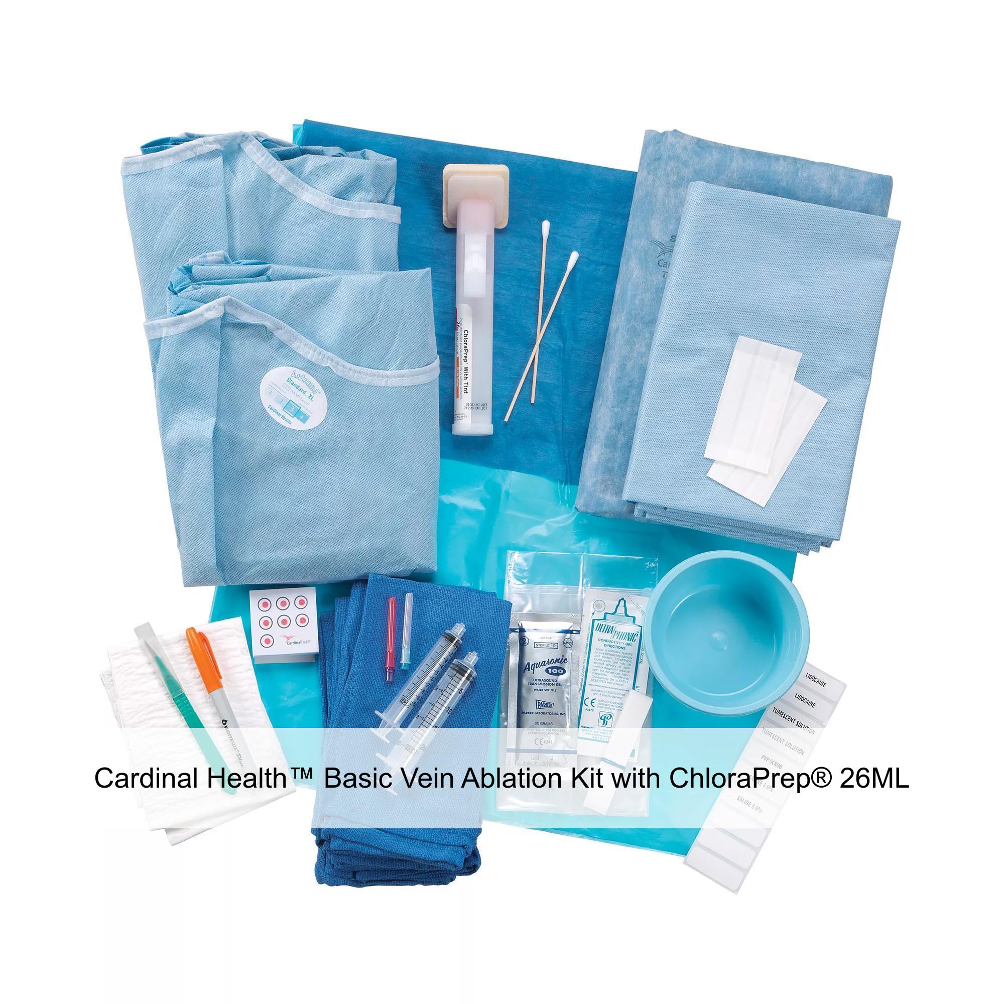Cardinal Health™ Basic Vein Ablation Kit with ChloraPrep® 26ML . Buy ...